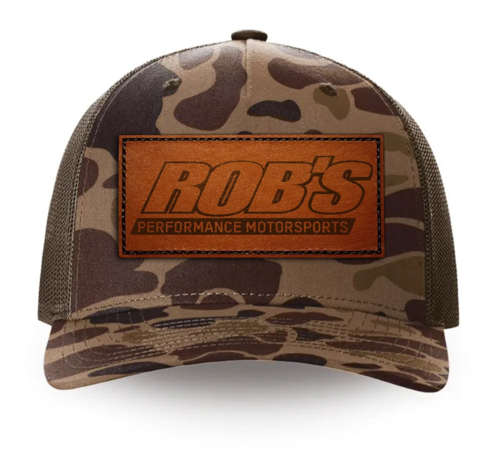 Rob's Camo Trucker Hat – Shop Robs- Powersports Gear Outlet